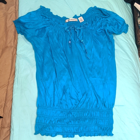 Body Central | Tops | Body Central Turquoise Off Shoulder Top | Poshmark